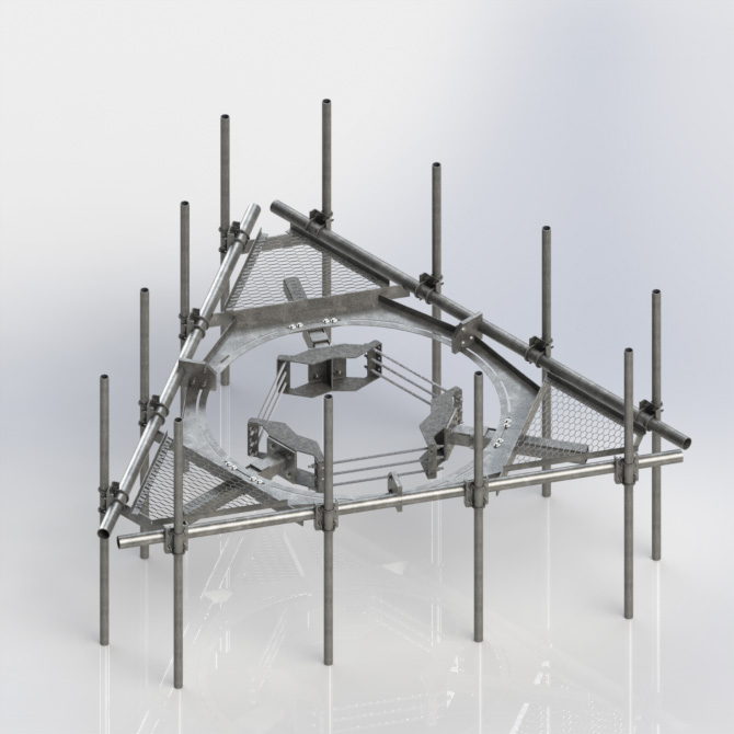 Kenwood Telecom : monopole-platforms-rotatableplatform