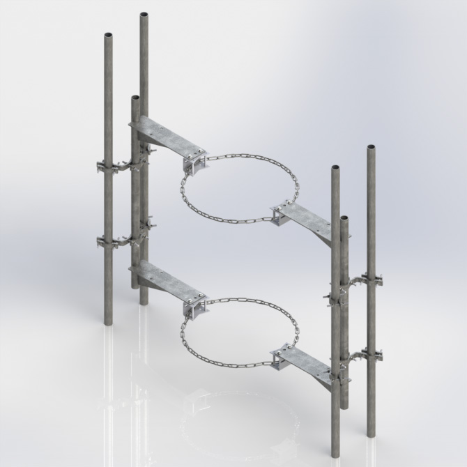 Kenwood Telecom : 24inch-standoff-chainmounts-t1815kt2-496