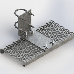 Kenwood Telecom : waveguide-support-brackets-t3411kt12a