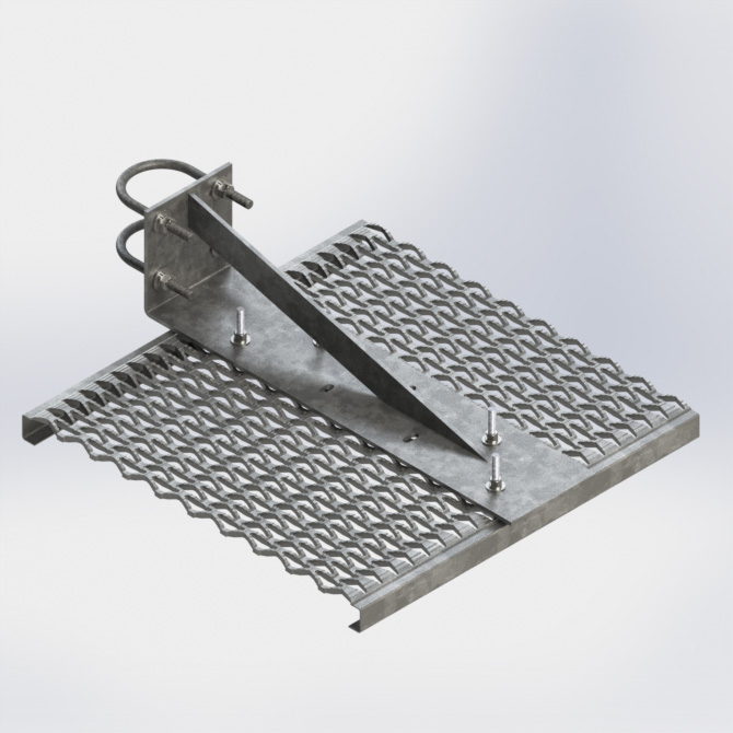 Kenwood Telecom : waveguide-support-brackets-t3411kta