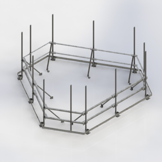 Kenwood Telecom : watertower-mounts-waterthreesectorframe